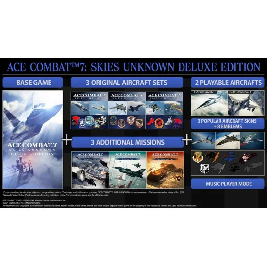 Ace Combat 7: Skies Unknown - Deluxe Edition (Switch) at Itemdrop