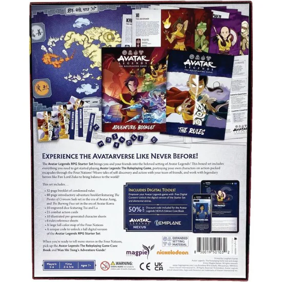 Avatar Legends RPG Starter Set at Itemdrop