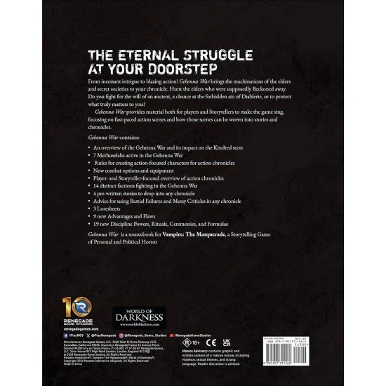 Buy V5 Gehenna War Sourcebook at Itemdrop